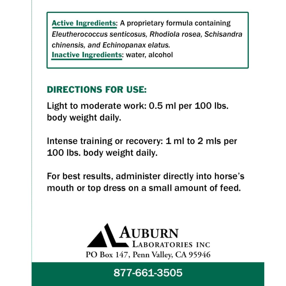 APF Equine Adaptogen Formula for Horse Stress and Immune Support